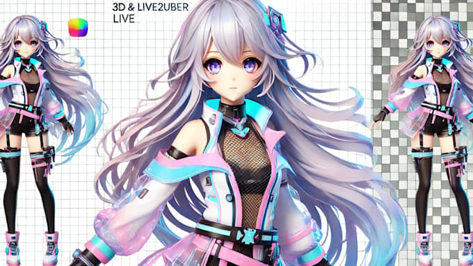 3d vtube model, live2d vtuber model, 3d vtube avatar, 2d vtuber model ...