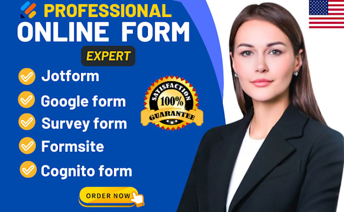 Create jetform, jotform, google form, survey, formsite, cognito form, typeform by Kendric ...