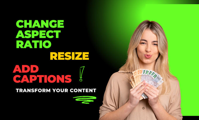 Resize,change aspect ratio of your video add captions by Kadeermagsi ...
