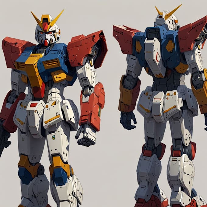 Design an gundam and mecha robot concept by Wortamsey | Fiverr