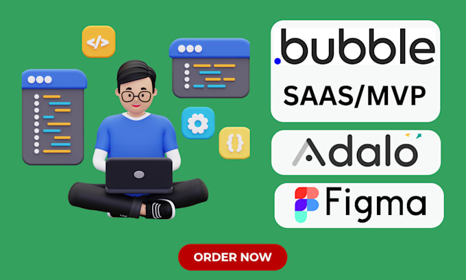 Do bubble io website build bubble app bubble developer saas mvp saas app by Bigdanny883 | Fiverr
