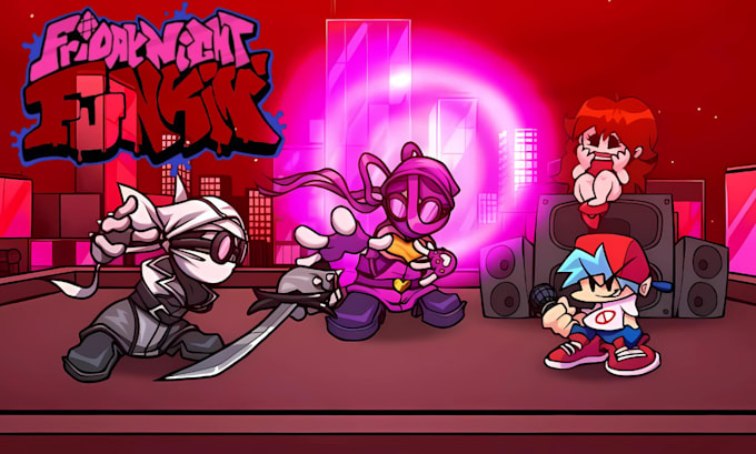 Design Fnf Character Fnf Sprite Sheet Animation Fnf Background Fnf Mod Music By Isaac De