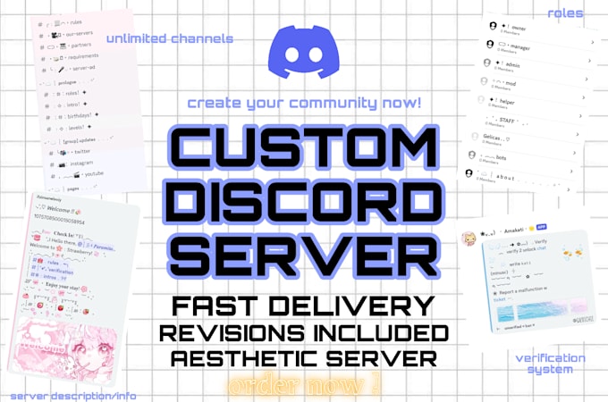 Setup a discord server for you by Sakura9x | Fiverr