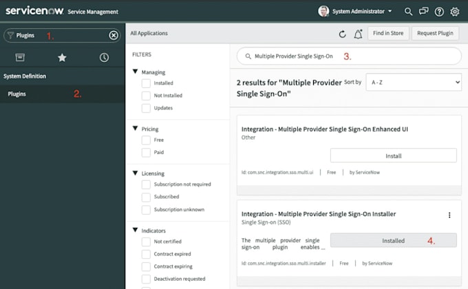 Install you all servicenow plugins needed by Dana_hapira | Fiverr