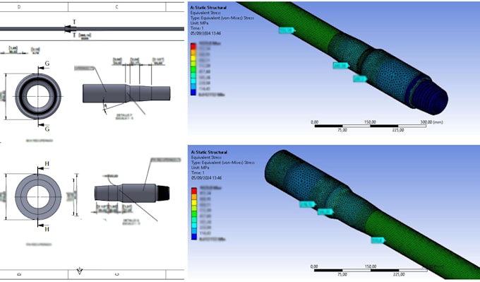Create custom 3d models and perform finite element analysis
