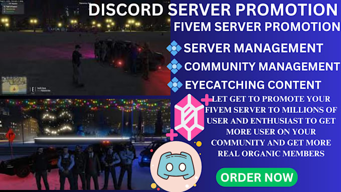 Do fivem server promotion, discord server promotion, fivem server ...