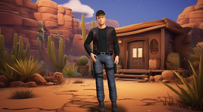 Make 3d character model,morph,realistic,daz model,pbr,mininature,3d ...