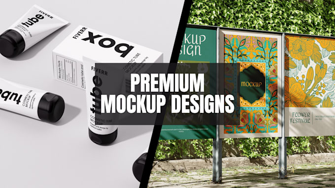 Create high quality custom mockups for any product by Meet_gelani | Fiverr