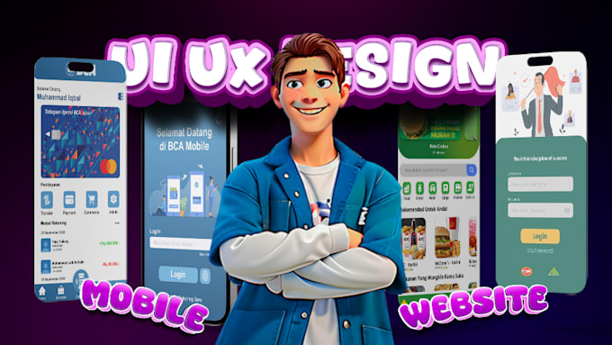 Create Modern And User Friendly Ui Ux Designs For Web And Mobile Apps By Miqbaltrim Fiverr