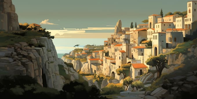 Draw stylized environment concept art by Sebastianmor929 | Fiverr