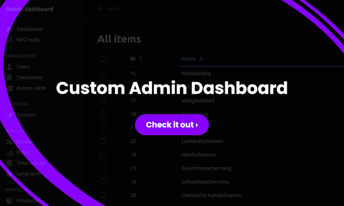 Develop a custom admin dashboard by Markeasting | Fiverr Develop a custom admin dashboard by Markeasting | Fiverr