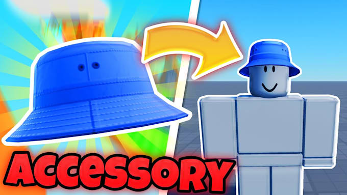 Create 3d ugc roblox model, map, assets hats, belt, clothes hair, roblox items by Asukaatsuk ...