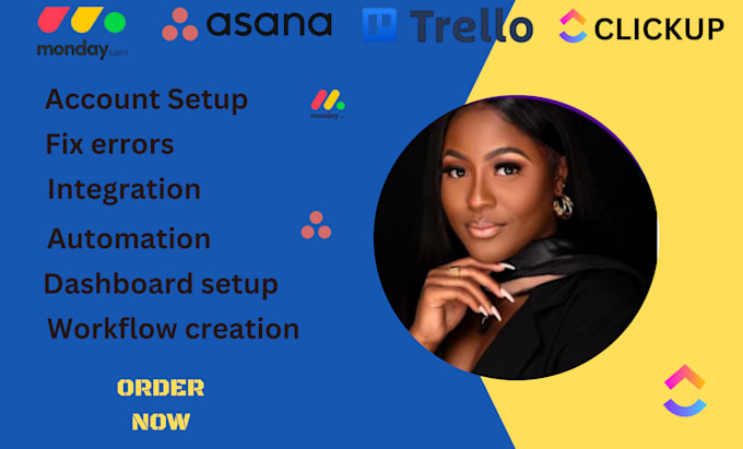 Set up clickup monday crm automation, trello, zapier, workflow management by Abassfre | Fiverr