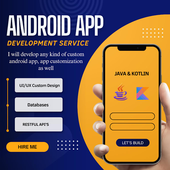 Develop android app or be your android app developer by Zaib_khan97 | Fiverr