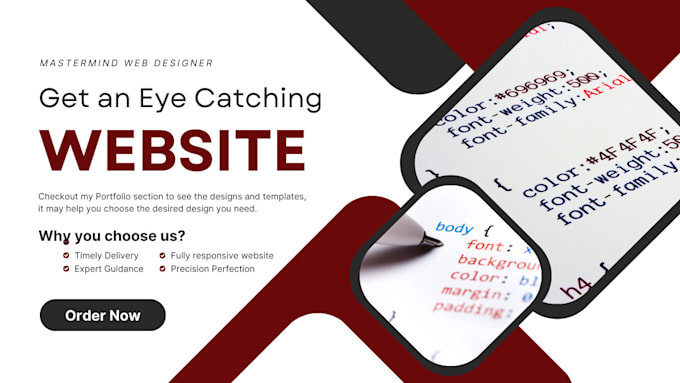 Design, redesign or clone any website using html and css by Zaid_furqaan | Fiverr