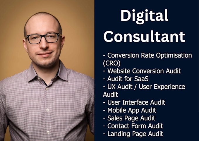 Conversion rate optimization audit for website, lp or ecommerce by Cintaqs | Fiverr