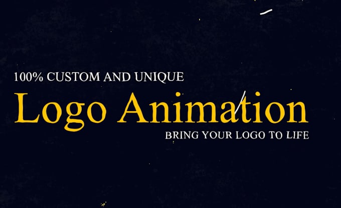 Do a perfect custom and unique logo animation for you by Srb_designhome ...