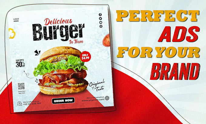 Make stunning and creative ad image by Sumandutta03 | Fiverr