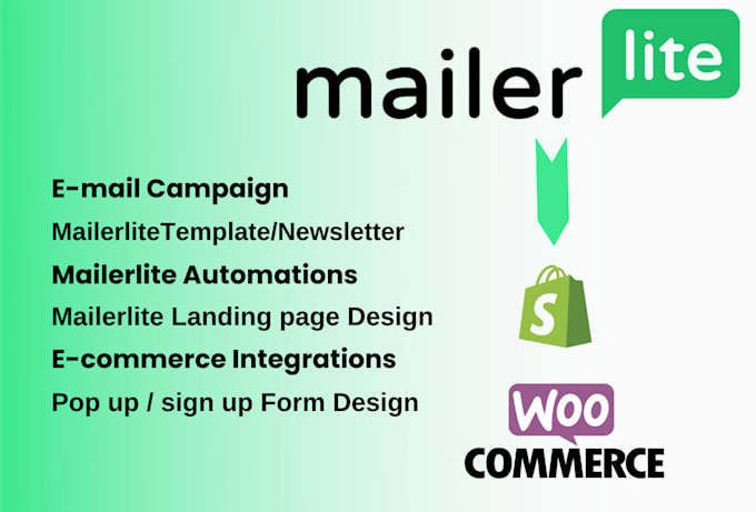 Do mailerlite automation, template, and landing page integration by ...