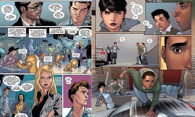 Draw comic book illustration based on your idea or script by ...