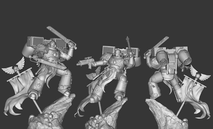 Sculpt 3d miniature, 3d warhammer, warhammer 40k dnd warhammer stl file ...
