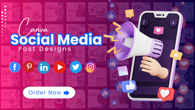 Do professional canva designs and social media posts for facebook and ...