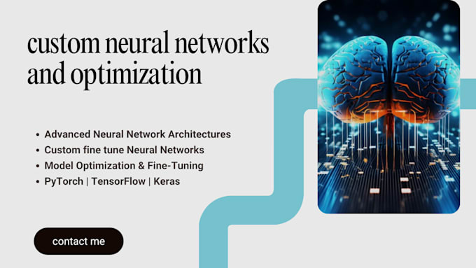 Develop neural networks using keras pytorch and tensorflow by Usamashakeel287 | Fiverr