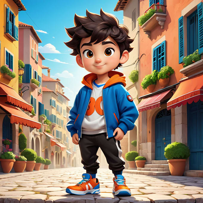 Create original bright cartoon character design by Ademergh | Fiverr