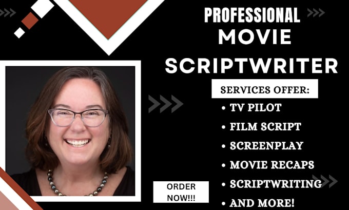 Be your movie scriptwriter, screenplay, tv pilot, feature film script ... Be your movie scriptwriter, screenplay, tv pilot, feature film script ...
