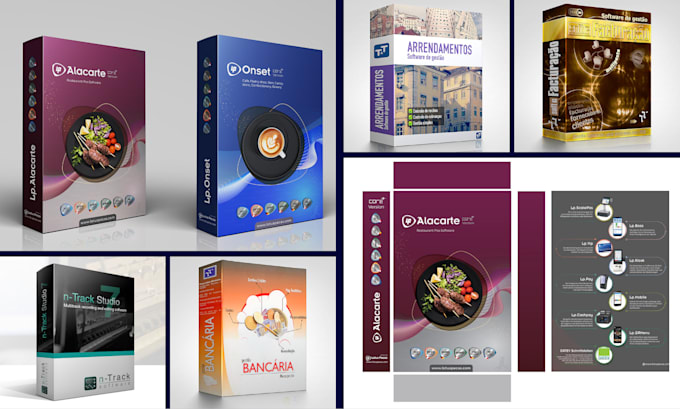 Create box design, software box mockup and product mockups by Iqra7212 ...