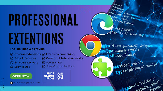 Develop custom chrome and edge extensions for any purpose by Nominda ...