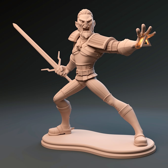 Create high quality, 3d print ready toys, statues, action figures, and ...