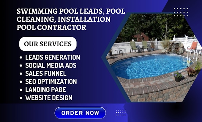 Generate swimming pool leads, pool cleaning, installation pool ...