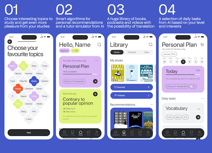 Design mobile app uiux with figma and xd by Th1nker | Fiverr