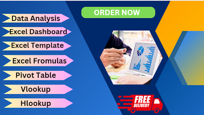 Create Excel Dashboards For Data Analysis And Visualization By