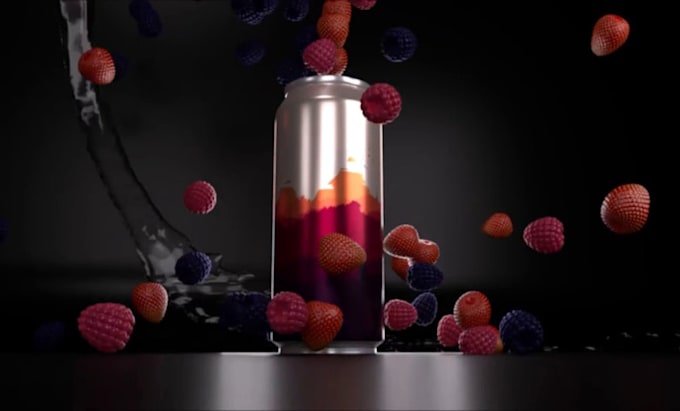 Do 3d product animation 3d beverage animation 3d energy drink by ...