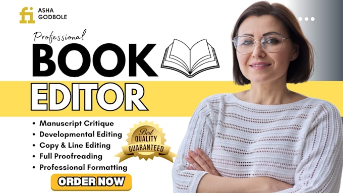 Be your developmental book editor, line and copy editor for your ...