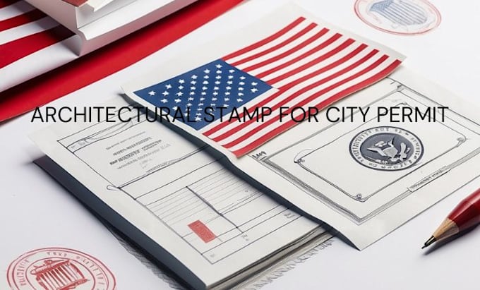 Do city permit, architecture, floor plan, architectural stamp, site plan, permit by Archi ...