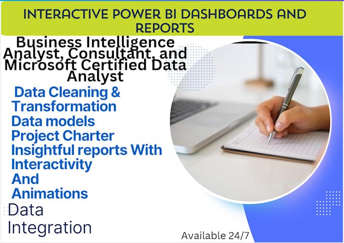 Create interactive power bi dashboards and reports by Elsieh_bridgeit | Fiverr