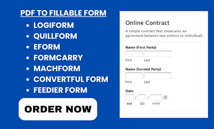Do logiform quillform eform formcarry machform convertful form feedier ...