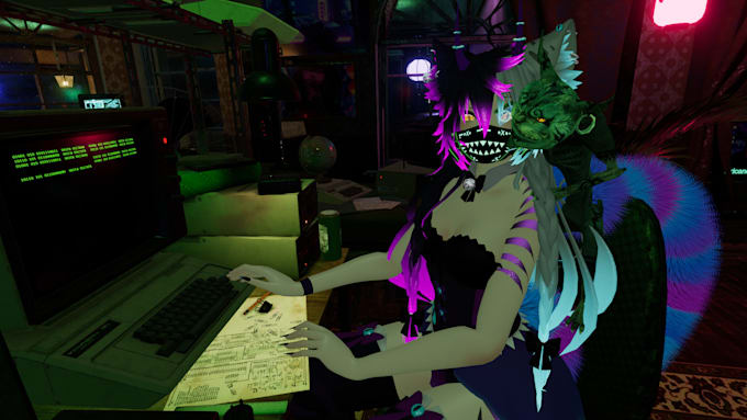 Create custom vrchat avatars, worlds, vtuber, emotes, pvp system and ...