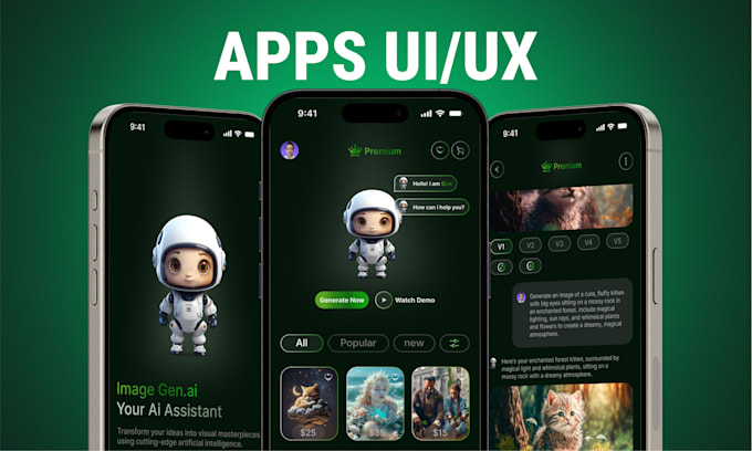 Do premium mobile app ui ux design in figma, with full prototype by Tavishwd | Fiverr