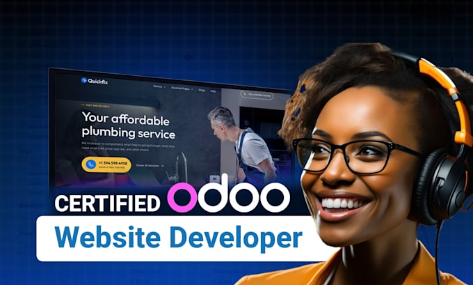 Be your odoo expert, odoo website design, odoo ecommerce website ...