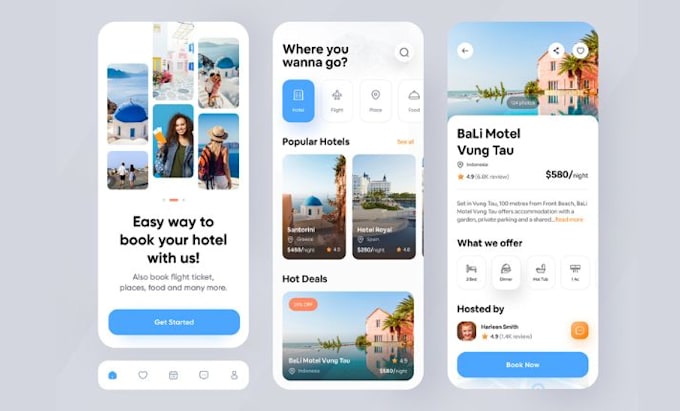 Develop react native hotel booking app, hotel reservation app, hotel lodge app by Dev_caleb01 ...