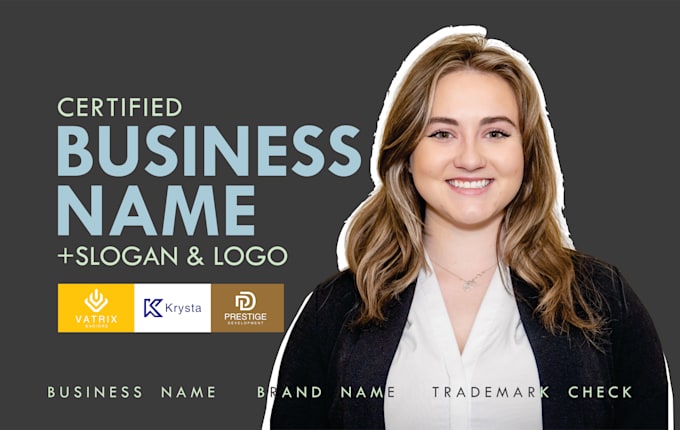 Create catchy business name, logo design, slogan and web design for ...