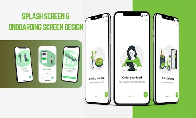 Design splash screen and onboarding screen design for mobile app by ...