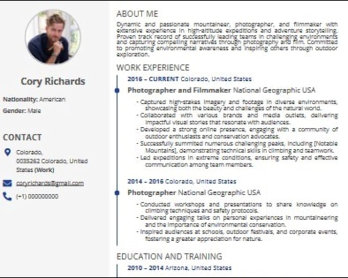 Write professional writing resume cv by Shakibrajon | Fiverr