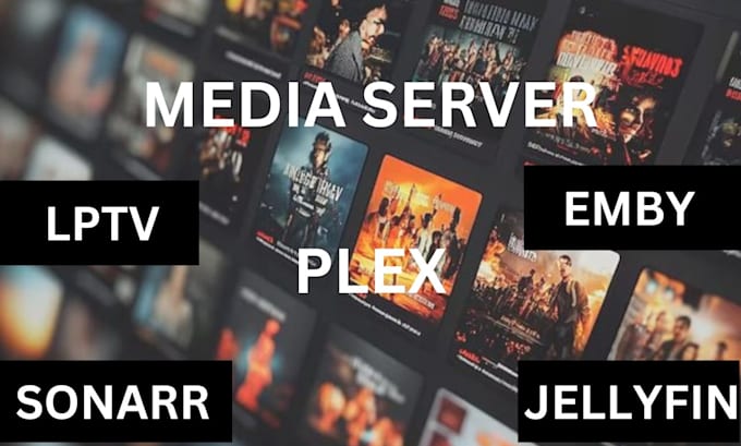 Fix or setup media server, plex, emby, iptv, jellyfin, automate sonarr, lidarr by Nair_nora | Fiverr