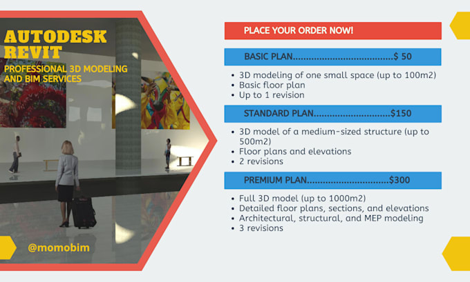 Provide professional autodesk revit modeling by Momobim | Fiverr