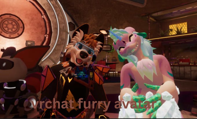 Make custom furry vrchat avatar by Victozz | Fiverr